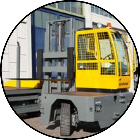 Baumann Seiten- und Vierwegestapler - Hedemann Gabelstapler